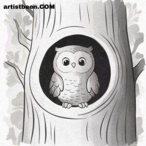 40+ Easy Owl Drawing Ideas for Beginners - Artist Been