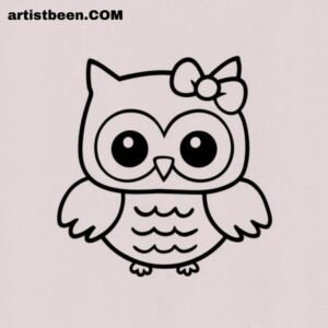 40+ Easy Owl Drawing Ideas for Beginners - Artist Been