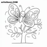 52+ Simple and Easy Butterfly Drawing Ideas for Beginner - Artist Been