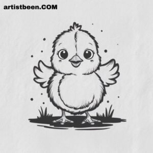 45+ Simple and Easy Chicken Drawing Ideas for Beginners - Artist Been