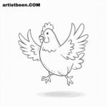 45+ Simple and Easy Chicken Drawing Ideas for Beginners - Artist Been