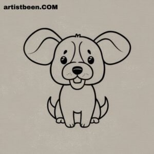 48+ Simple and Easy Dog Drawing Ideas for Beginners - Artist Been