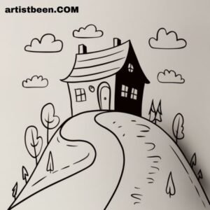80+ Simple and Easy House Drawing Ideas for Beginner - Artist Been