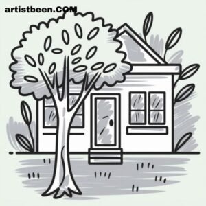 80+ Simple and Easy House Drawing Ideas for Beginner - Artist Been