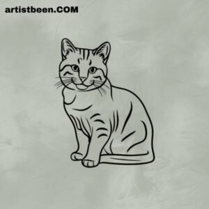 45+ Simple and Easy Cat Drawing Ideas for Beginners - Artist Been