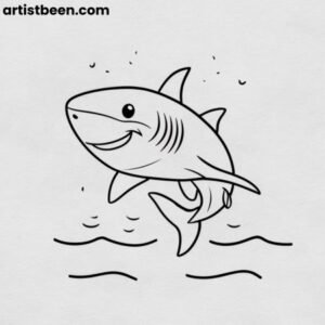 42+ Simple and Easy Shark Drawing Ideas for Beginners - Artist Been
