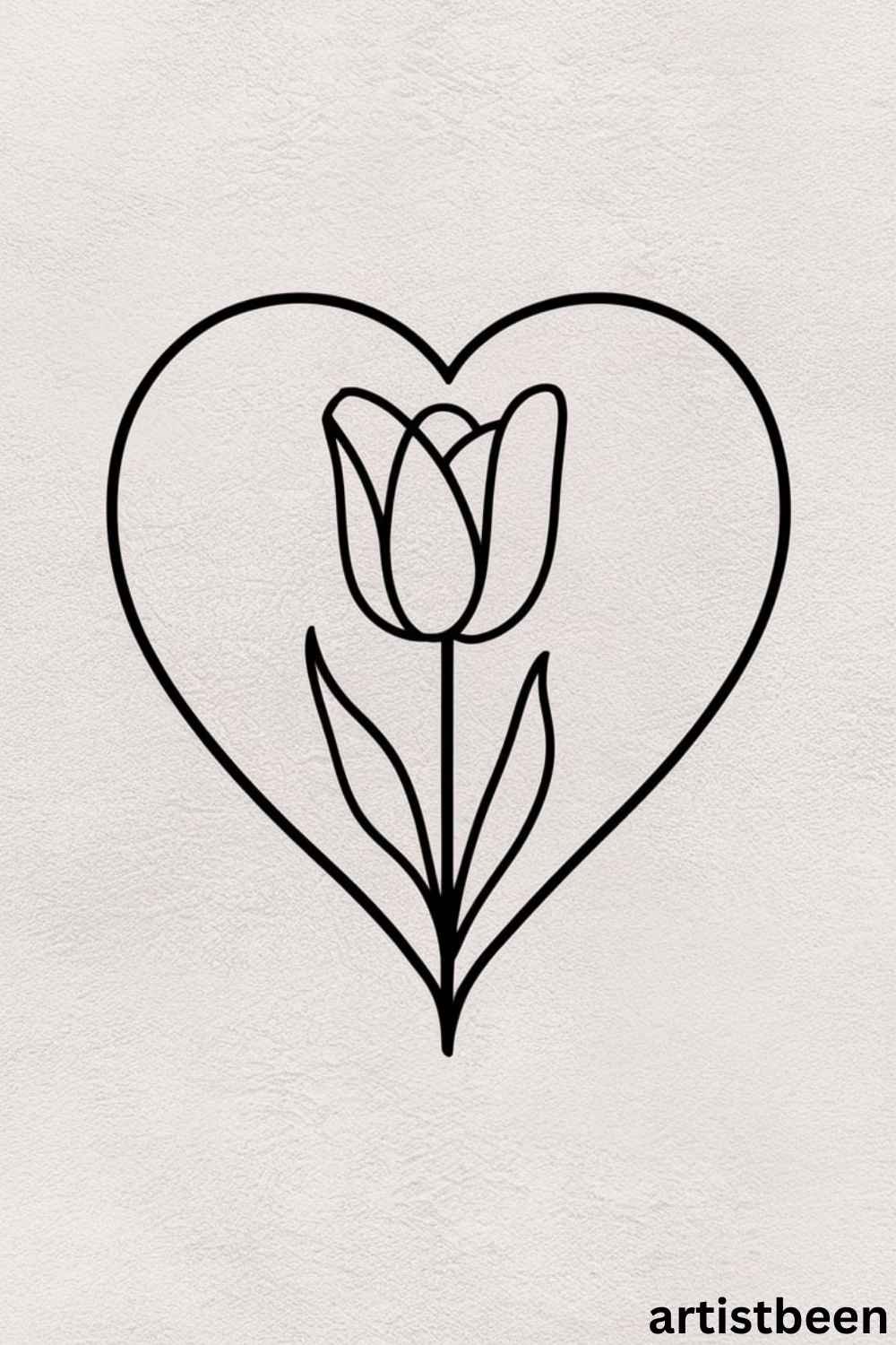 60+ Easy Tulip Drawing Ideas for Beginners - Artist Been