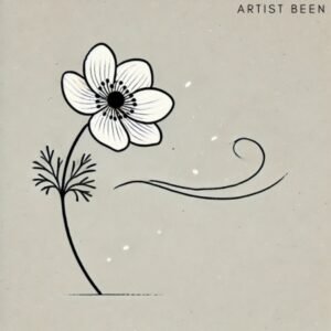 50+ Easy Anemone Flower Drawing Ideas for Beginners - Artist Been
