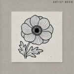 50+ Easy Anemone Flower Drawing Ideas for Beginners - Artist Been