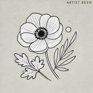 50+ Easy Anemone Flower Drawing Ideas for Beginners - Artist Been