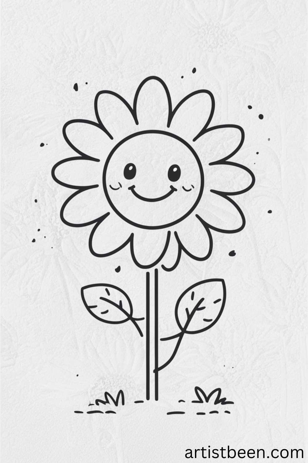 60+ Easy Sunflower Drawing Ideas for Beginners - Artist Been