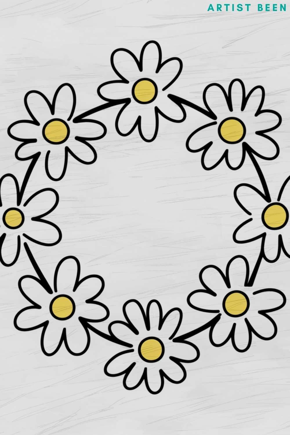 50+ Easy Daisy Drawing Ideas for Beginners - Artist Been