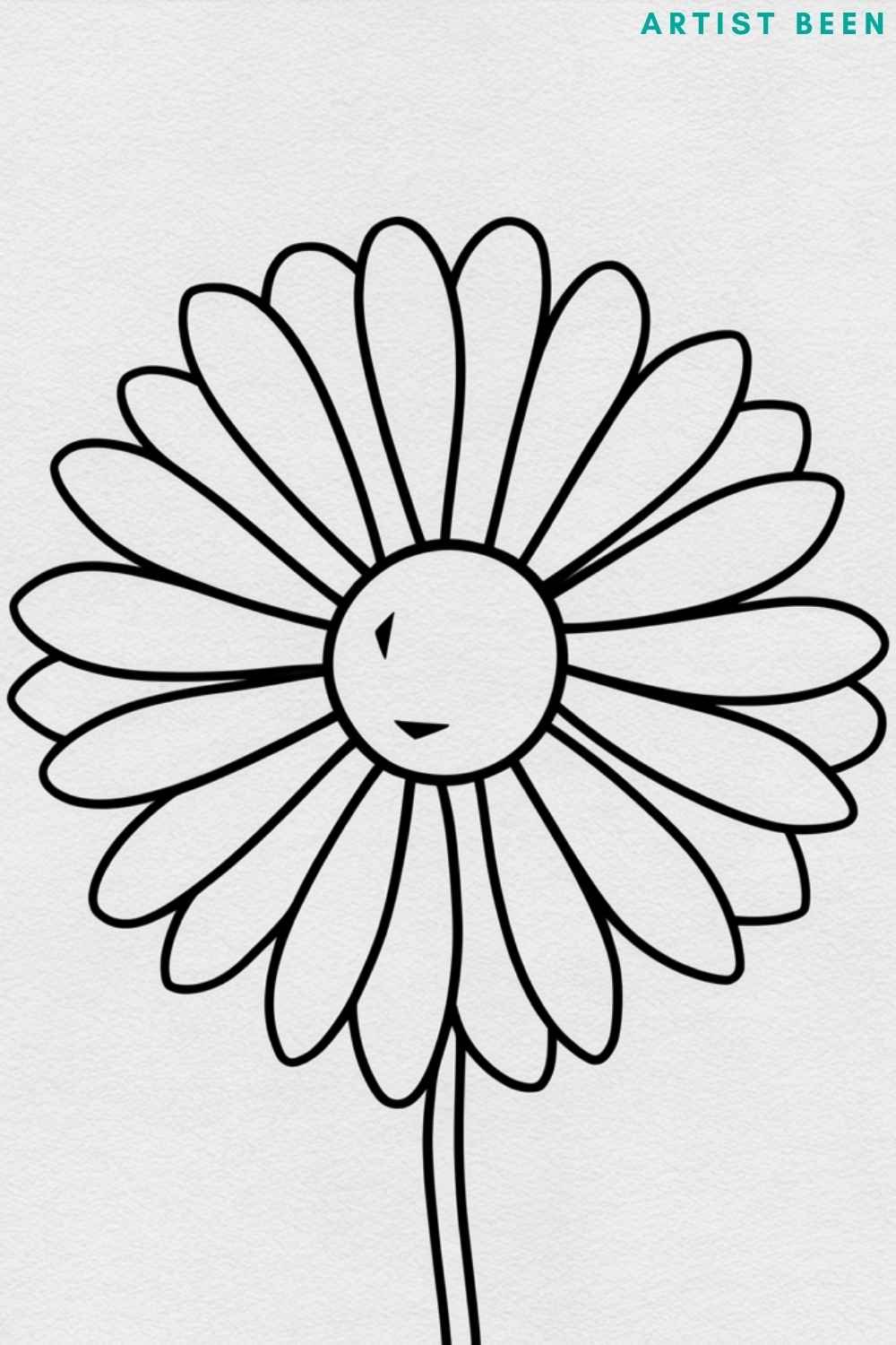 50+ Easy Daisy Drawing Ideas for Beginners - Artist Been