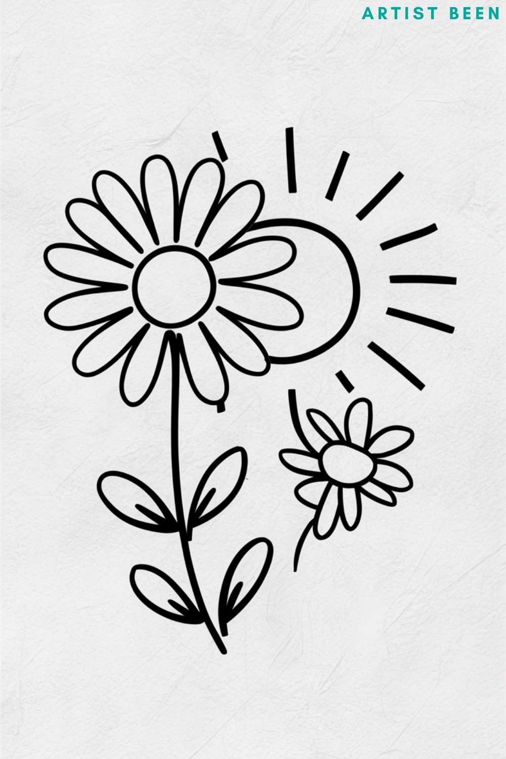 50+ Easy Daisy Drawing Ideas for Beginners - Artist Been