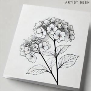 40+ Easy Hydrangea Flower Drawing Ideas for Beginners - Artist Been