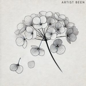 40+ Easy Hydrangea Flower Drawing Ideas for Beginners - Artist Been