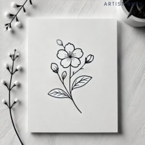 40+ Easy Jasmine Drawing Ideas for Beginners - Artist Been