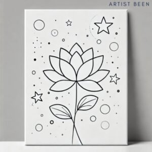 50+ Easy Lotus Drawing Ideas for Beginners - Artist Been