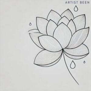 50+ Easy Lotus Drawing Ideas for Beginners - Artist Been