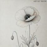 50+ Easy Poppy Flower Drawing Ideas for Beginners - Artist Been