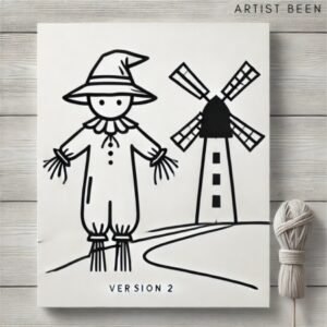 50+ Easy Scarecrow Drawing Ideas for Beginners - Artist Been