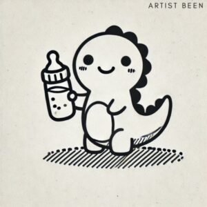 40 Easy Cute Dinosaur Drawing Ideas for Beginners 🦕🦖 - Artist Been