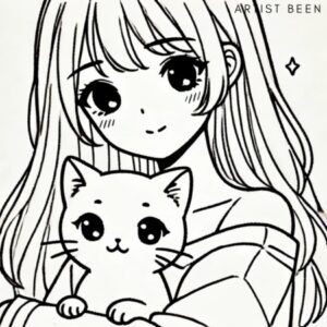 26 Easy Cute Anime Girl Drawing Ideas for Beginners🎨 - Artist Been
