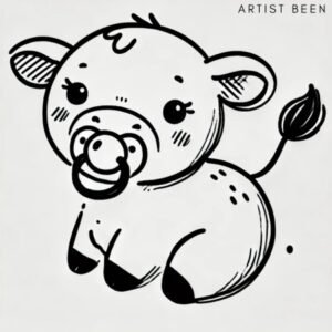 40 Cute and Easy Cow Drawing Ideas for Beginners 🐄 - Artist Been