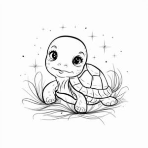 26 Easy and Cute Turtle Drawing Ideas for Beginners 🐢 - Artist Been