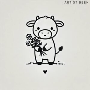 40 Cute and Easy Cow Drawing Ideas for Beginners 🐄 - Artist Been
