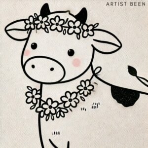 40 Cute and Easy Cow Drawing Ideas for Beginners 🐄 - Artist Been