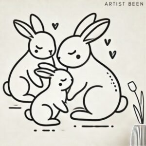 35 Easy Cute Rabbit Drawing Ideas 🐇 - Artist Been