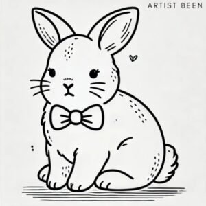 35 Easy Cute Rabbit Drawing Ideas 🐇 - Artist Been