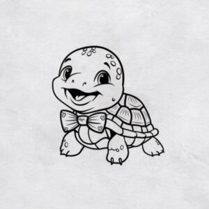 26 Easy and Cute Turtle Drawing Ideas for Beginners 🐢 - Artist Been