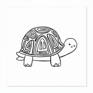 26 Easy and Cute Turtle Drawing Ideas for Beginners 🐢 - Artist Been