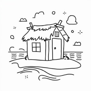 80+ Simple and Easy House Drawing Ideas for Beginner - Artist Been
