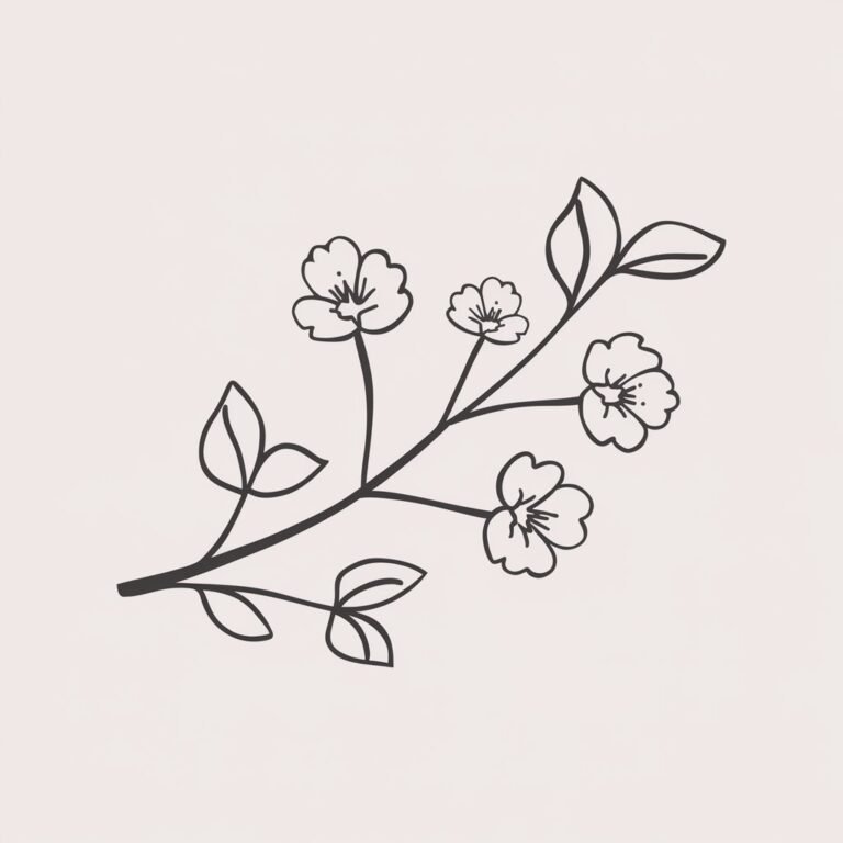 50 Easy Flowers Drawing Ideas for Beginners 🌸 - Artist Been