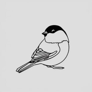 Easy and Cute Chickadee Bird Drawing Ideas 🐦 - Artist Been