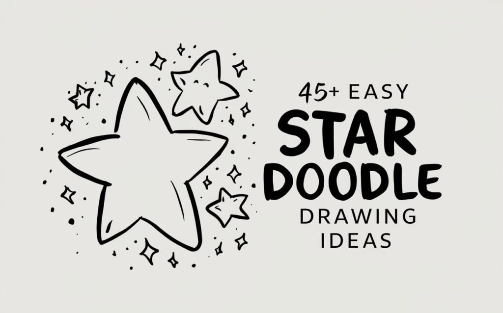 45+ Easy Star Doodle Drawing Ideas - Artist Been