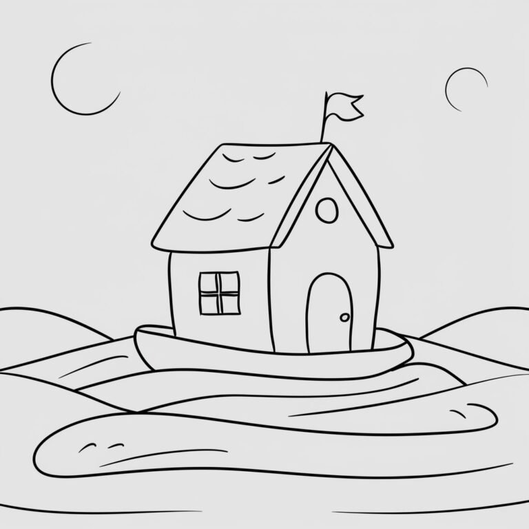 80+ Simple and Easy House Drawing Ideas for Beginner - Artist Been