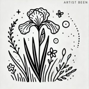 40+ Easy Iris Flower Drawing Ideas for Beginners - Artist Been