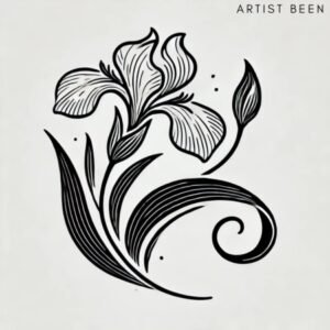 40+ Easy Iris Flower Drawing Ideas for Beginners - Artist Been