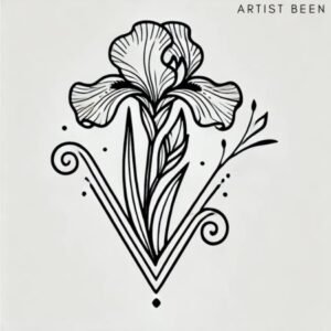 40+ Easy Iris Flower Drawing Ideas for Beginners - Artist Been