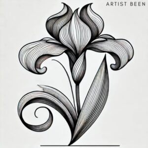 40+ Easy Iris Flower Drawing Ideas for Beginners - Artist Been