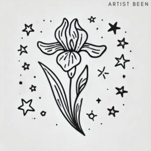 40+ Easy Iris Flower Drawing Ideas for Beginners - Artist Been