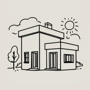 80+ Simple and Easy House Drawing Ideas for Beginner - Artist Been