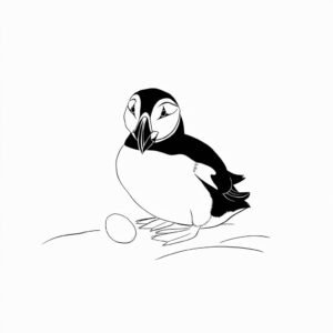 15 Easy and Cute Puffin Bird Drawing Ideas 🐧🎨 - Artist Been