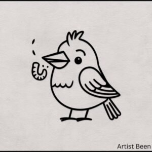 15 Easy and Cute Robin Bird Drawing Ideas for Beginners 🐦🎨 - Artist Been