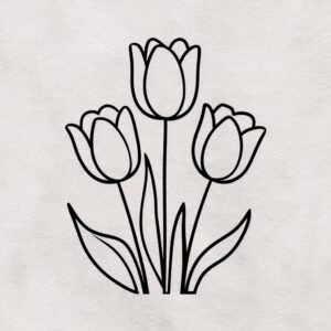 50 Easy Flowers Drawing Ideas for Beginners 🌸 - Artist Been