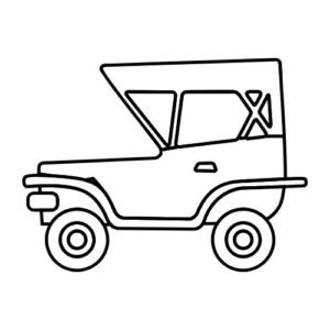50+ Super Easy Car Coloring Pages for Kids - Artist Been